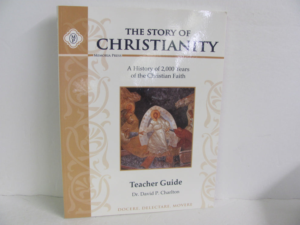 The Story of Christianity Memoria Press Teacher Guide Pre-Owned Bible ...
