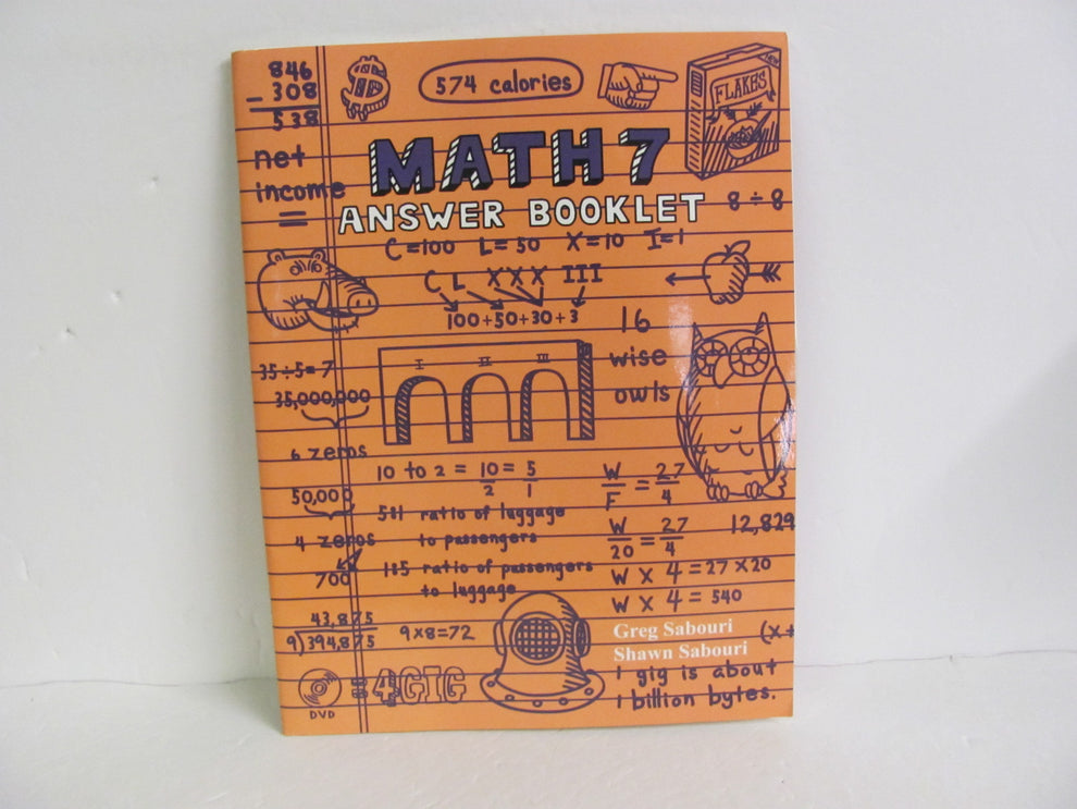 Math 7 Teaching Textbook Answer Key Pre-Owned 7th Grade Mathematics ...