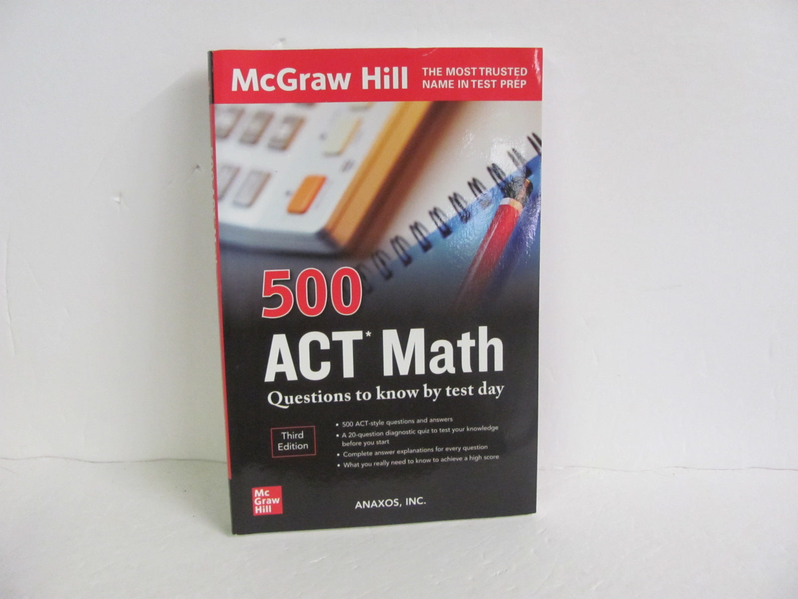 500 ACT Math McGraw Pre-Owned High School Testing Books – Homeschool ...