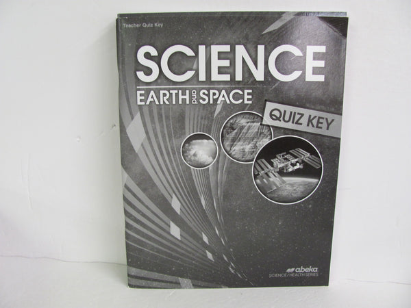 Earth and Space Abeka Quiz and Exam Book 8th Grade Science Textbooks ...