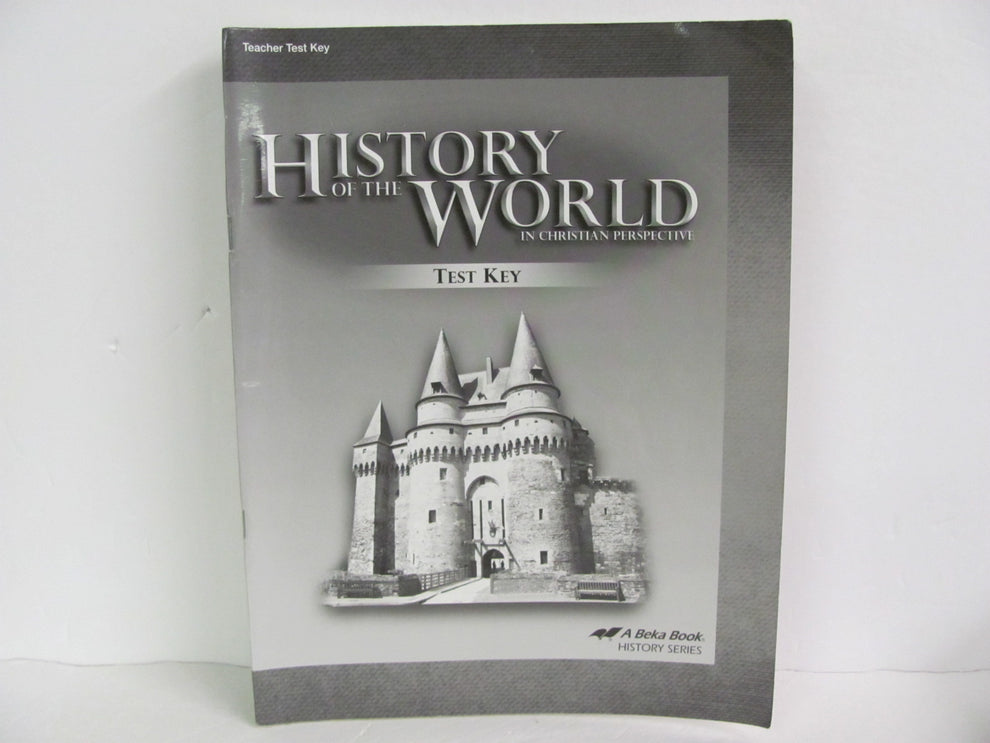 History of the World Abeka Test Key Pre-Owned 7th Grade History ...