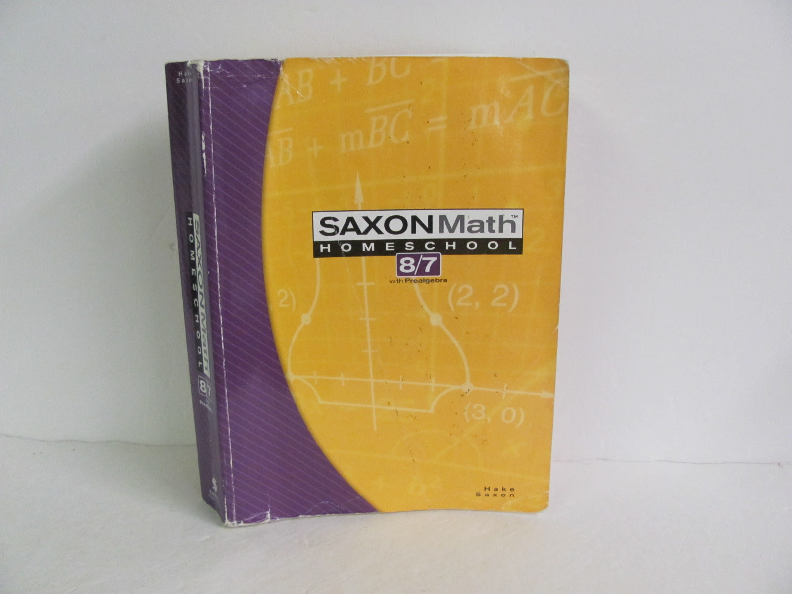 Math 87 Saxon Student Book Pre-Owned Saxon 7th Grade Mathematics ...